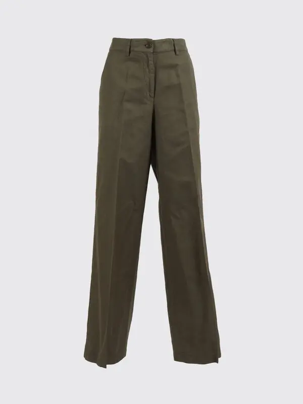 Aspesi Tailored Wide Leg Trousers - Green