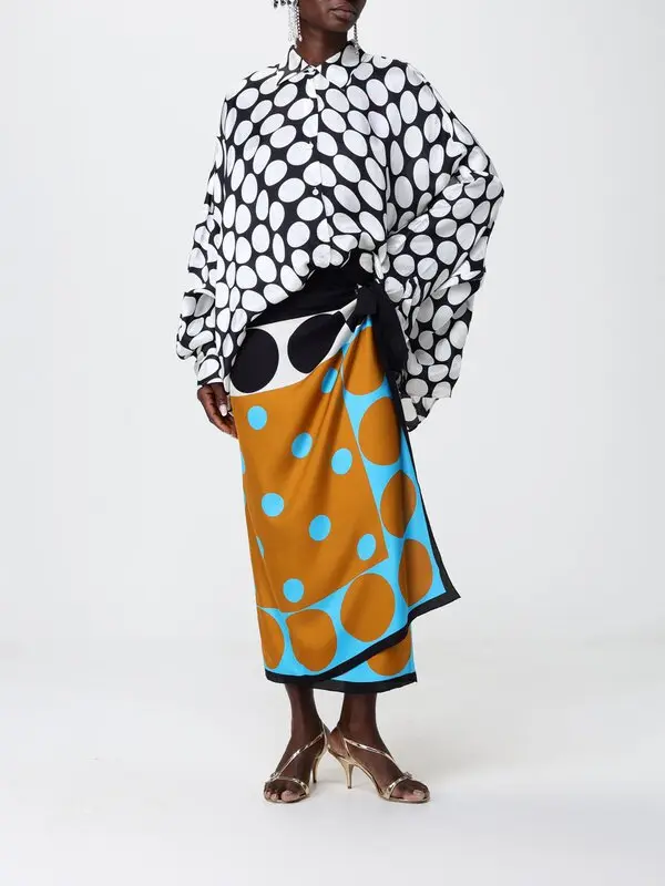 Dries Van Noten Oversized Polka Dot Shirt - Black