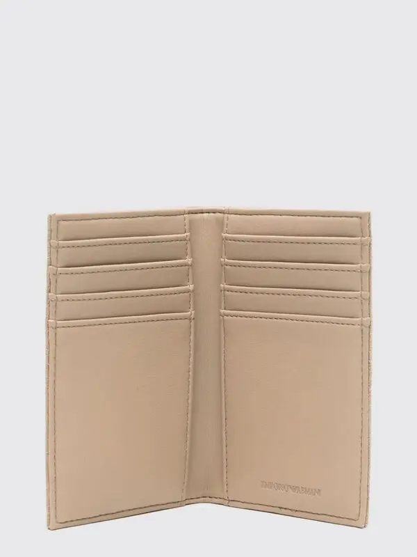 Emporio Armani Suede Wallet - Grey