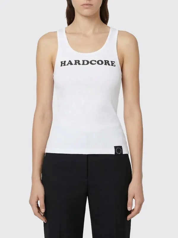 Stella McCartney Ribbed Tank Top - White