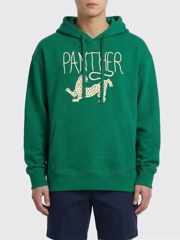 Valentino Garavani Panther Graphic Hoodie - Green