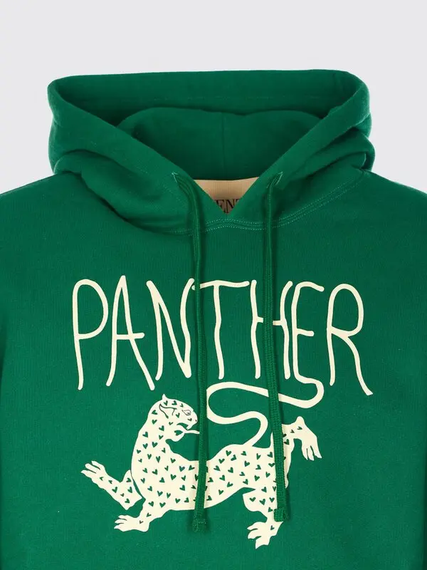 Valentino Garavani Panther Graphic Hoodie - Green