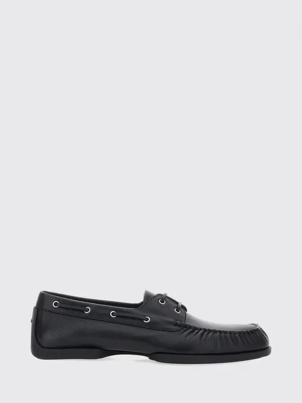 JIL SANDER Leather Loafers - Black