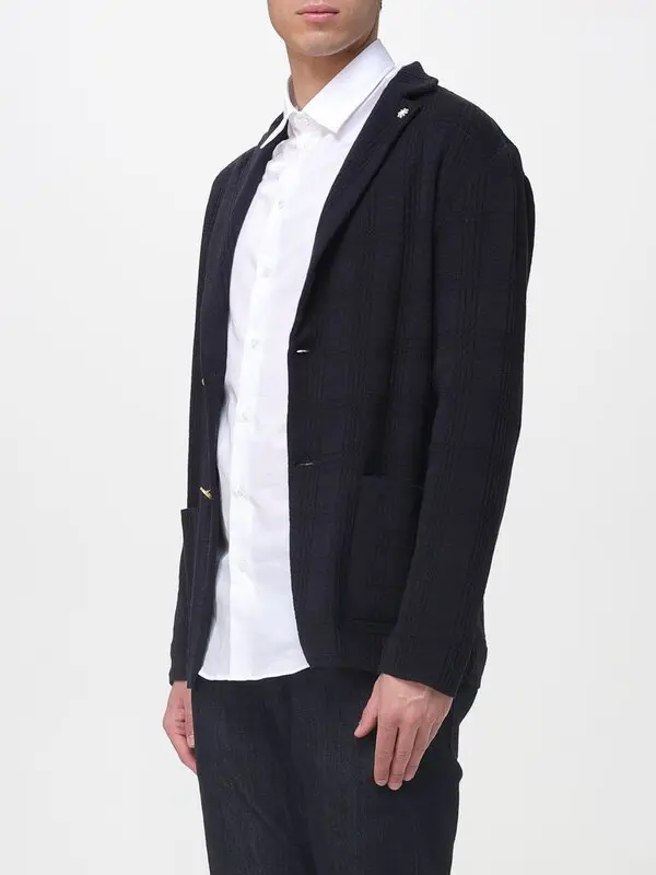 MANUEL RITZ Single Breasted Blazer - Blue