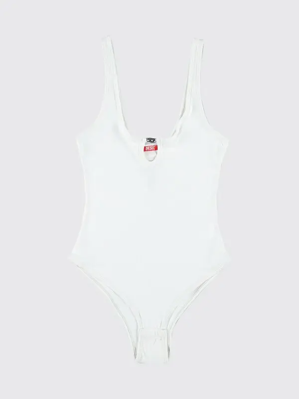 DIESEL® Maura Ribbed One-piece Swimsuit - White