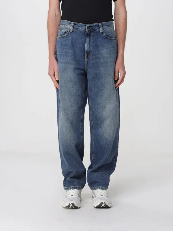 Carhartt Work In Progress Aaron Wide Leg Jeans - Blue