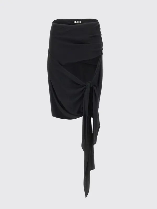 Attico Draped Knot Skirt