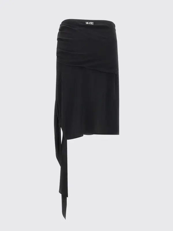 Attico Draped Knot Skirt