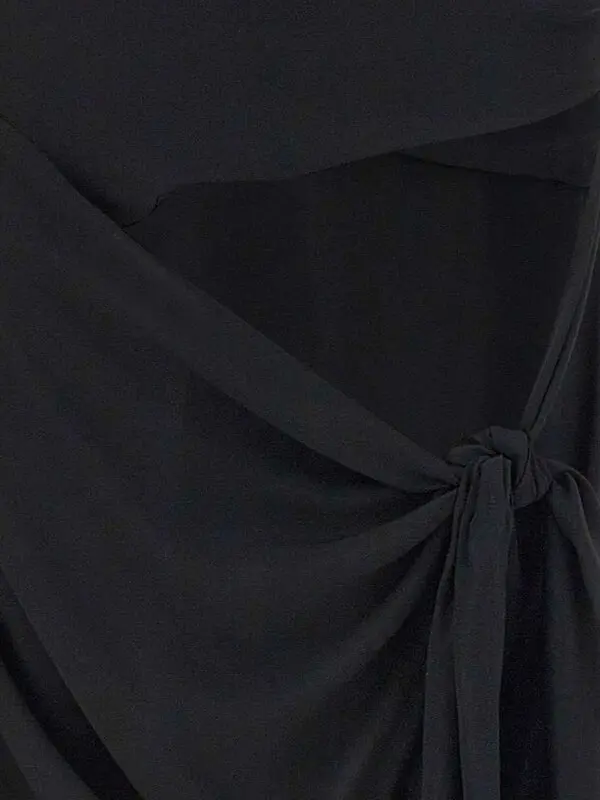 Attico Draped Knot Skirt