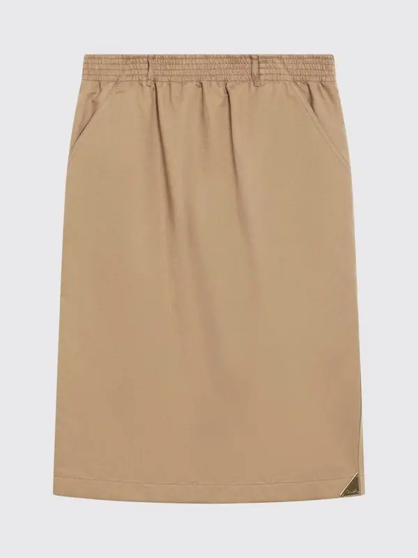 Chloé Cotton Gabardine Pencil Skirt