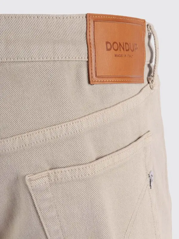 DONDUP Cropped Fit Stretch Denim Jeans - Beige