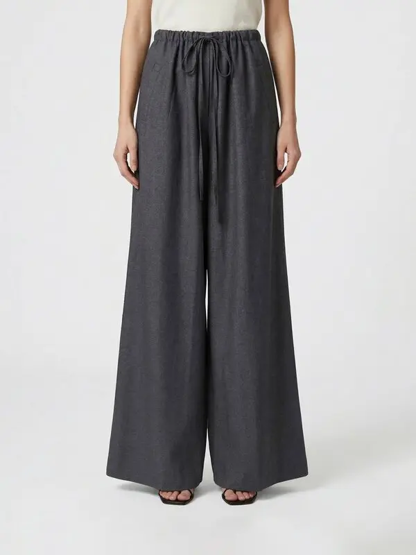 DANIELA GREGIS Wide-leg Silk Trousers