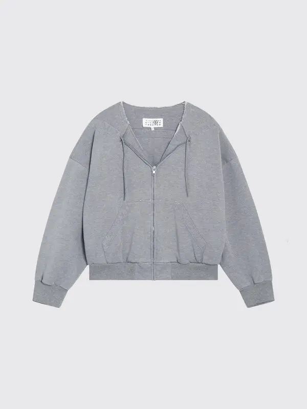 MAISON MARGIELA Fleece Zip-up Sweatshirt