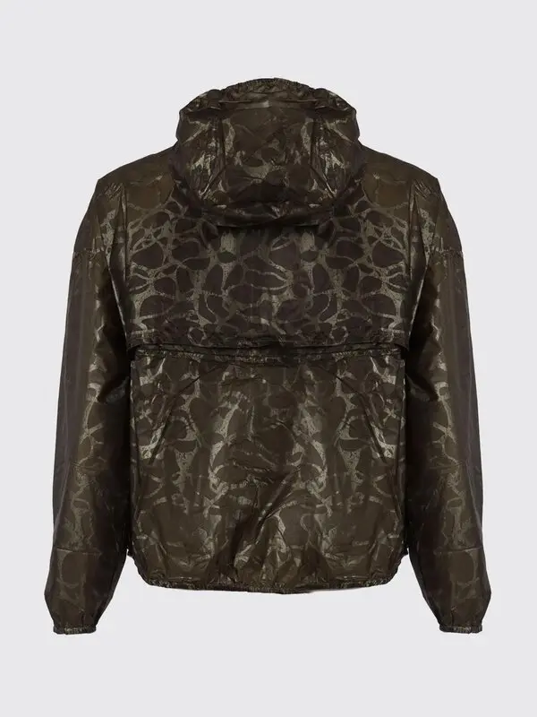 K-WAY Printed Hooded Jacket - Green