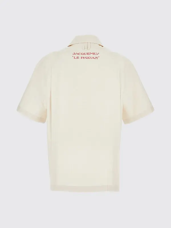 Jacquemus Cotton Blend Casual Shirt - White