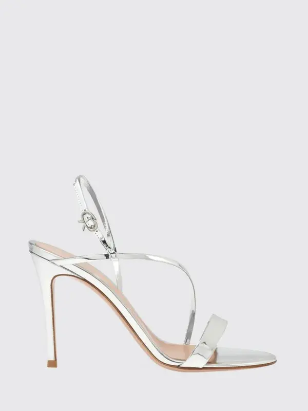 GIANVITO ROSSI Heeled Sandals - Silver