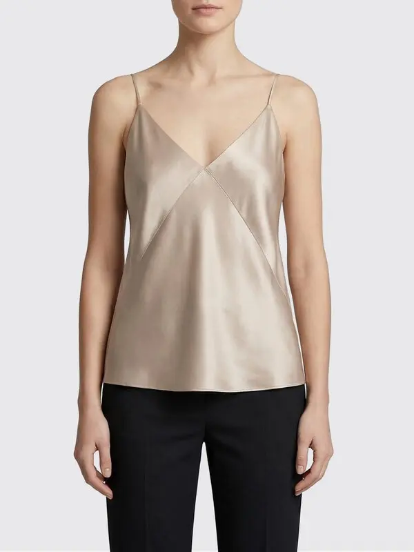 Max Mara Silk V-neck Camisole - Sand