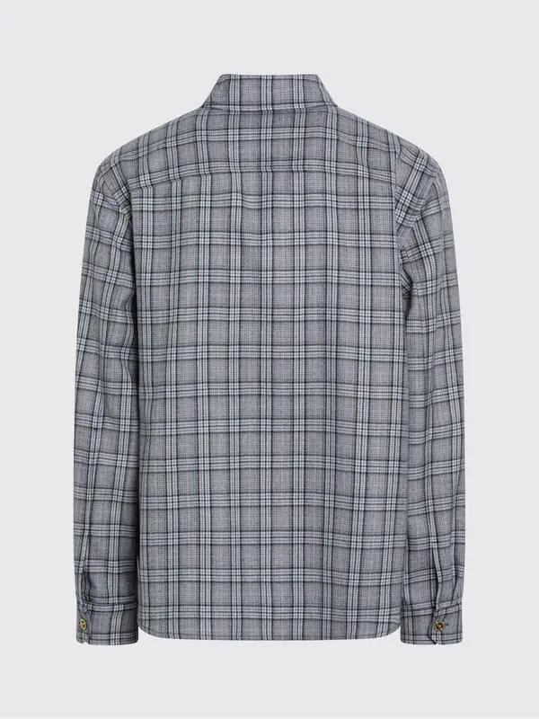 Versace Checked Zip-up Jacket - Beige