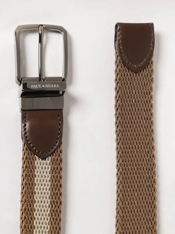 Paul & Shark Woven Belt - Beige
