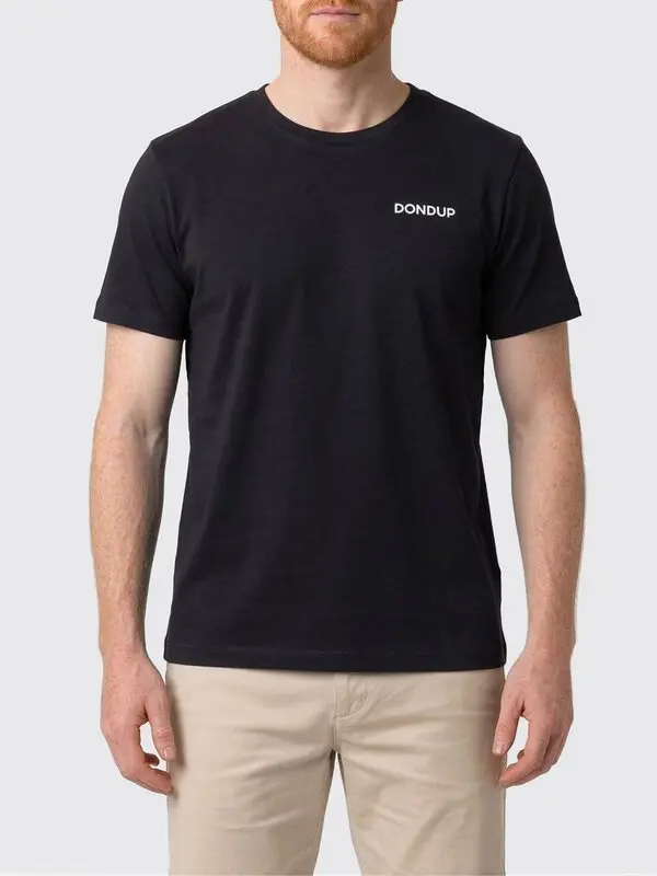 DONDUP Cotton Crew-neck T-shirt - Blue
