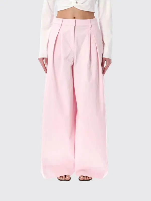 THE GARMENT Wide Leg Pleated Trousers