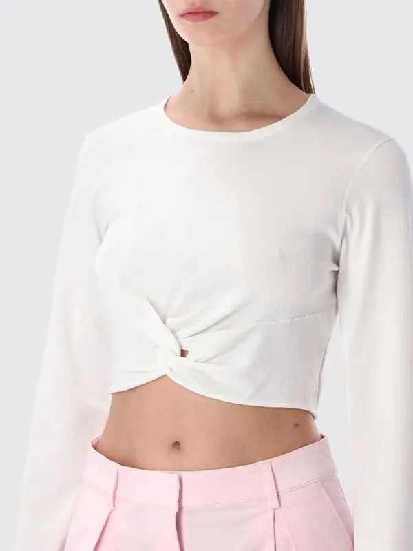 THE GARMENT Cropped Top With Knot Detailing - White