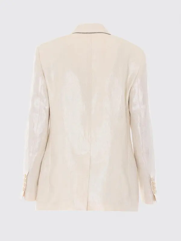 Brunello Cucinelli Double Breasted Jacket - Sand