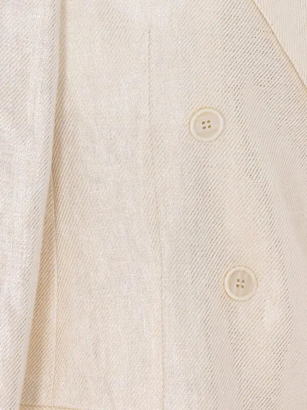 Brunello Cucinelli Double Breasted Jacket - Sand