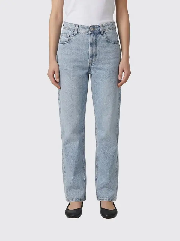 Brunello Cucinelli Straight Leg High Rise Cotton Jeans