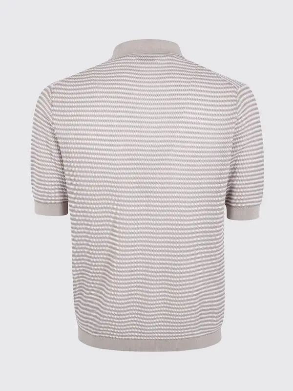 BALLANTYNE Knitted Polo Shirt - Green