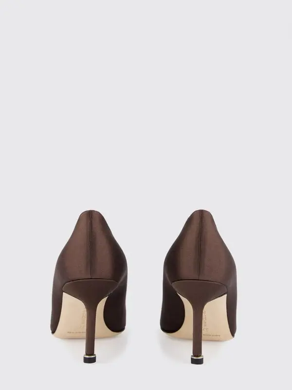 Manolo Blahnik Embellished Stiletto Pumps - Brown