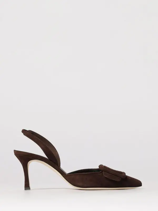 Manolo Blahnik Slingback Heel - Dark