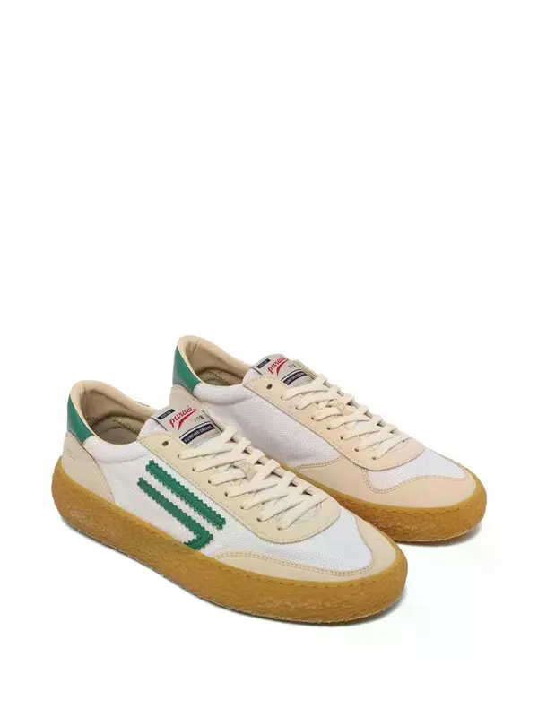 PURAAI Polly Logo-stripe Sneakers - Neutrals