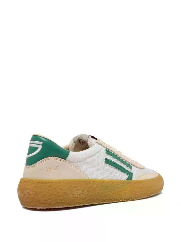 PURAAI Polly Logo-stripe Sneakers - Neutrals