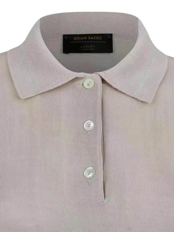 GRAN SASSO Button Polo Shirt