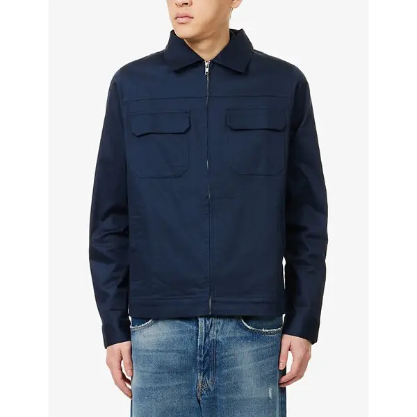 NOBL Lucas Zip-up Cotton Shacket