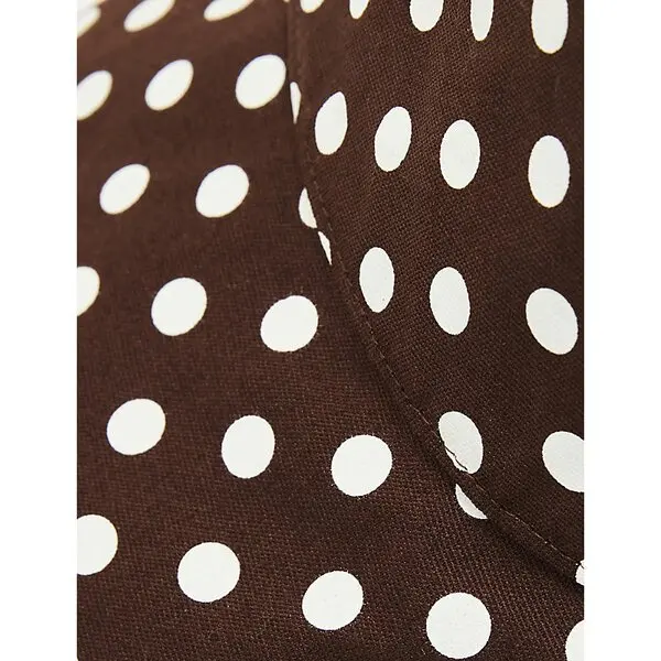 REISS Paloma Polka-dot Bucket Hat
