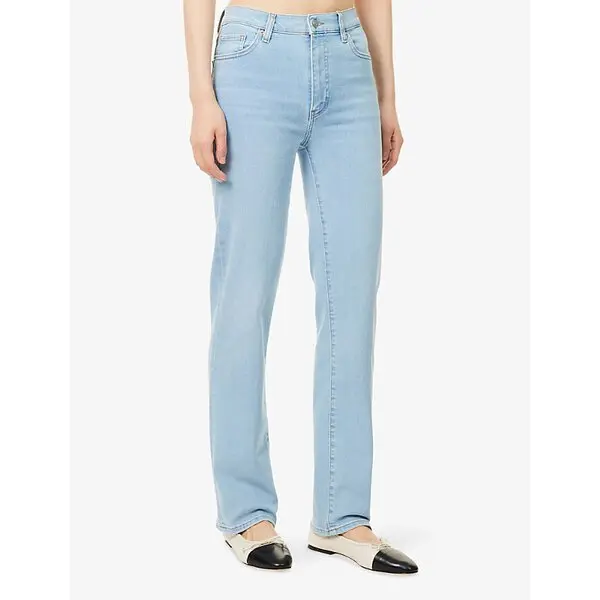 FRAME Le Sleek Straight-leg Stretch-denim Jeans