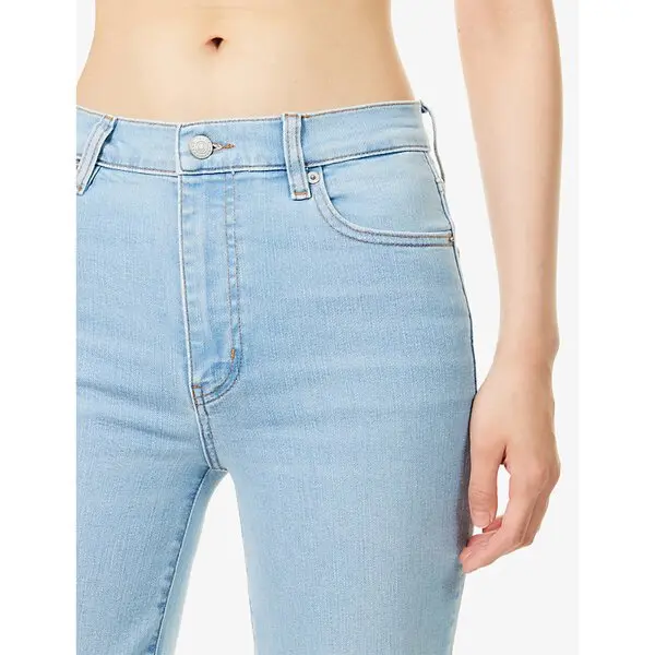 FRAME Le Sleek Straight-leg Stretch-denim Jeans