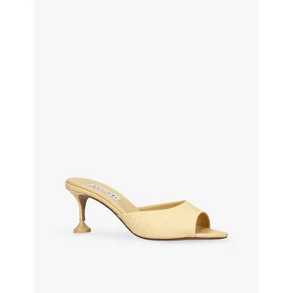 AQUAZZURA Bisous 65 Woven Mules