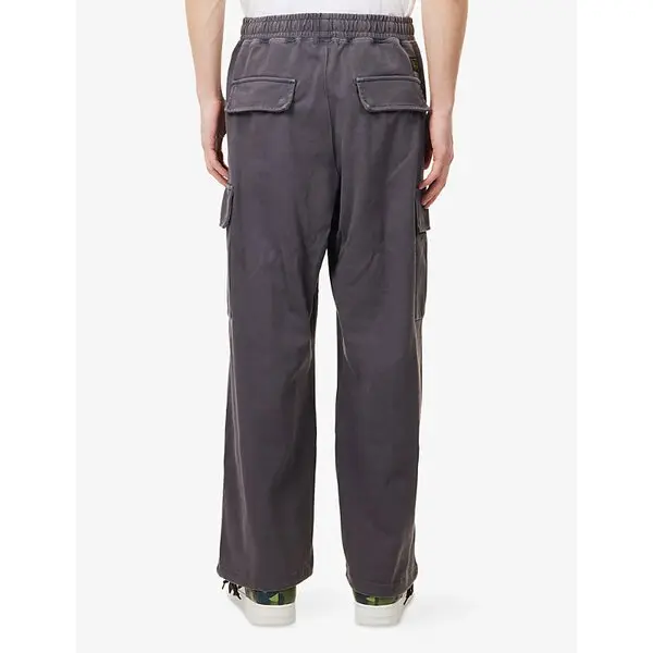 A BATHING APE Cargo Patch-pocket Cotton Jogging Bottoms