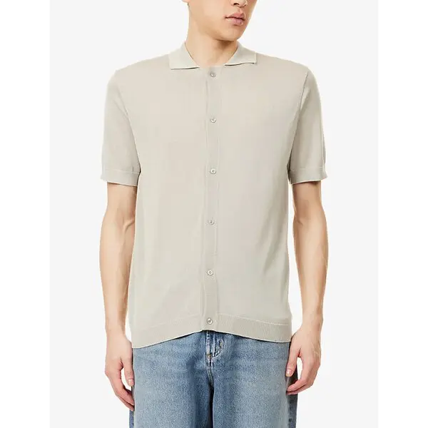 RAITH Pedro Button-up Knitted Polo Shirt