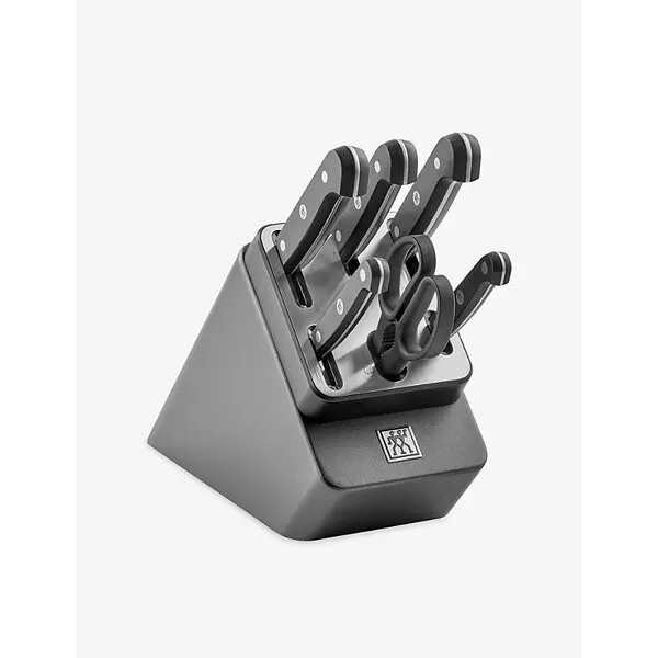 ZWILLING Gourm Seven Piece Stainless-steel Knife Block Set - Anthracite