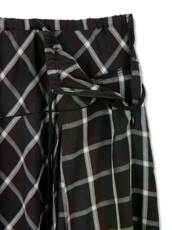 STUDIO TOMBOY Checked Maxi Skirt