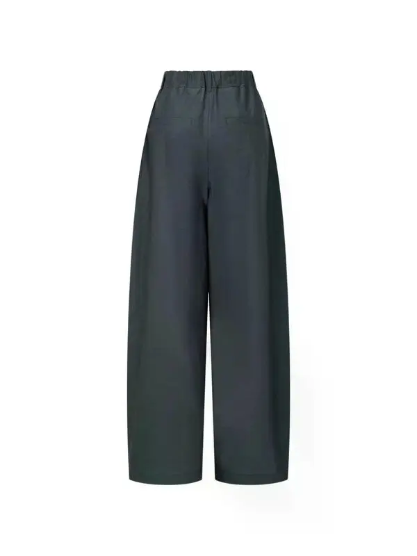 STUDIO TOMBOY Pleated Wide-leg Trousers - Grey