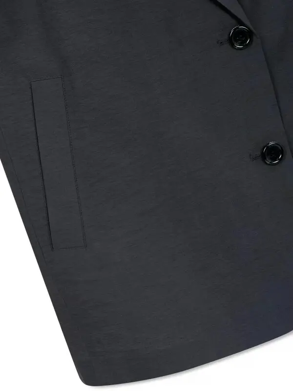 STUDIO TOMBOY Single-breasted Relaxed-fit Cotton Blazer