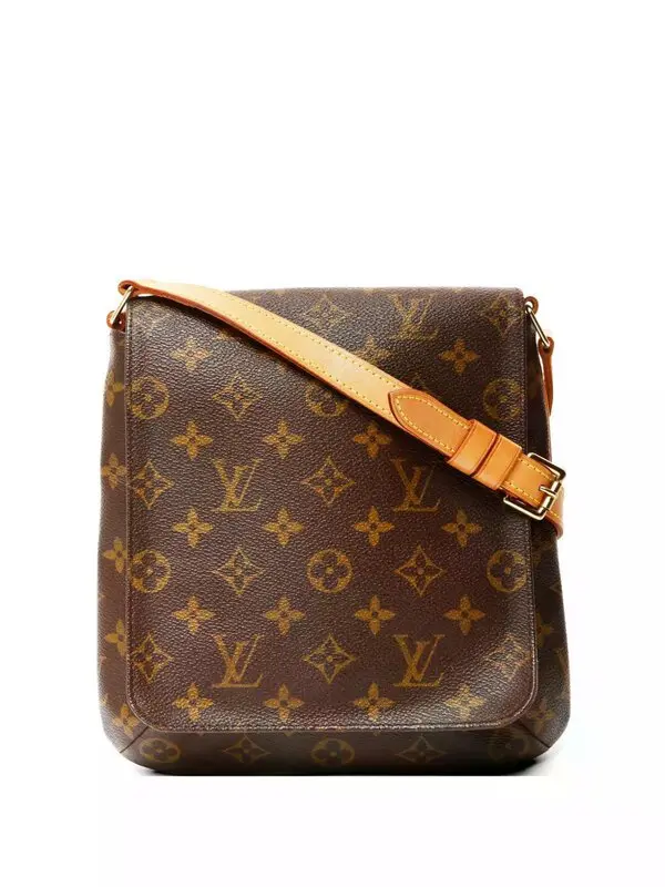 LOUIS VUITTON 2000 Musette Salsa Monogram Canvas Shoulder Bag - Brown