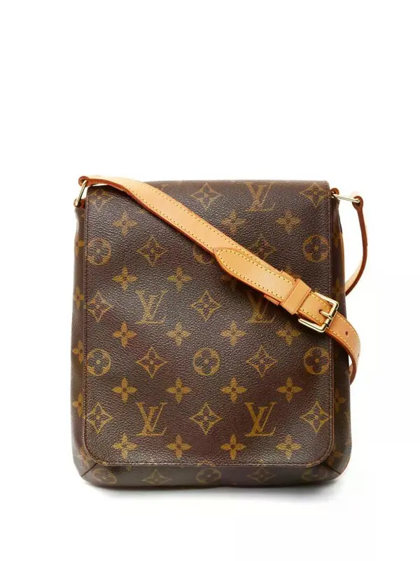 LOUIS VUITTON 2001 Musette Salsa Monogram Canvas Shoulder Bag - Brown