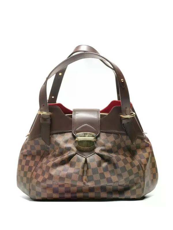 LOUIS VUITTON 2009 Damier Sistina Gm Shoulder Bag - Brown