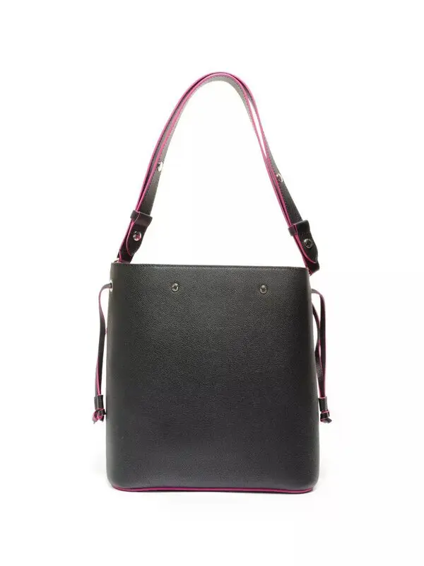 LOUIS VUITTON 2019 Lockme Logo Bucket Bag - Black